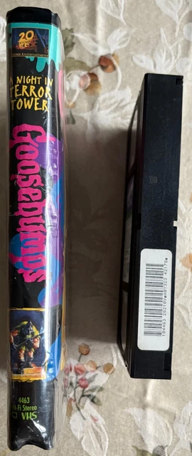 GOOSEBUMPS A NIGHT in Terror Tower VHS Video Tape R L STINE 1996 ...