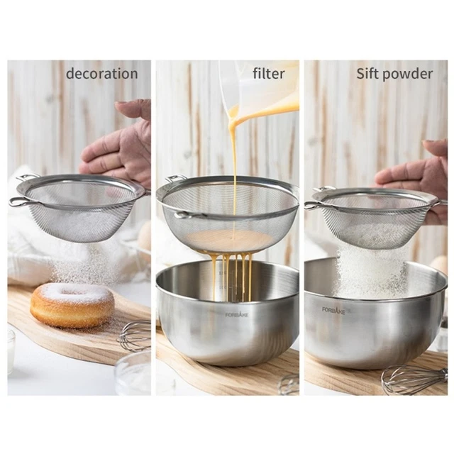 STAINSLESS STEELS FINE Meshes Strainers Kitchen Strainers Colander $26. ...