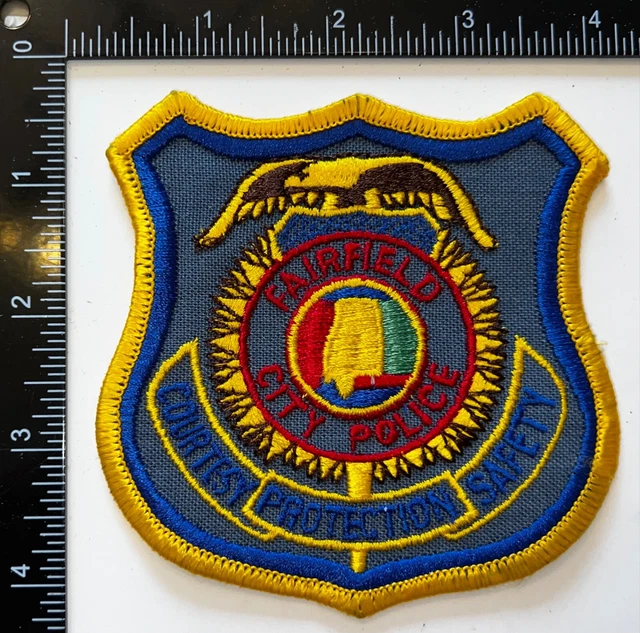 VINTAGE OBSOLETE FAIRFIELD Alabama AL Police Department Patch $25.00 ...