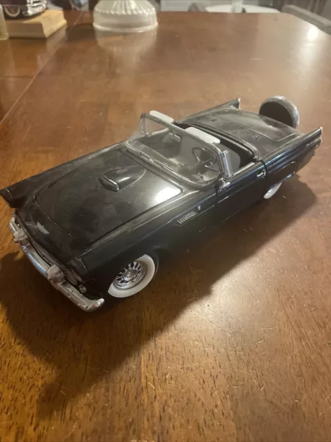 REVELL 1957 FORD Thunderbird Diecast Model Car - 1:18 Scale - Black ... REVELL 1957 FORD Thunderbird Diecast Model Car - 1:18 Scale - Black ...