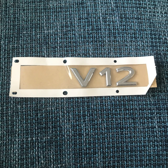 ORIGINAL MERCEDES-BENZ V12 Schriftzug Typenkennzeichen Emblem ...