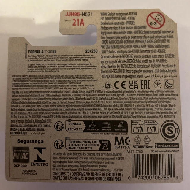 2026 HOT WHEELS McLaren Formula 1 Team 20/250 £5.44 - PicClick UK