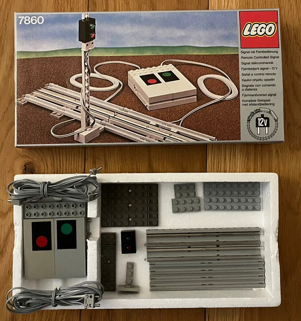 LEGO 7860 EISENBAHN 12V Ferngesteuerte Ampel Signal mit OVP *** TOP ...