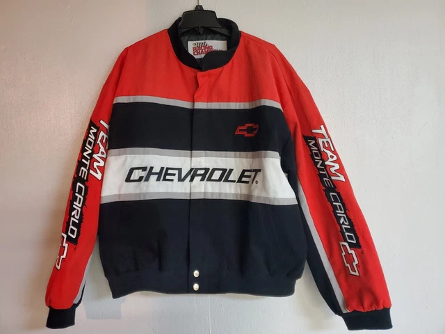 RACING CHAMPIONS APPAREL Chevrolet Racing Full Zip Bomber Jacket Sz Xl ...
