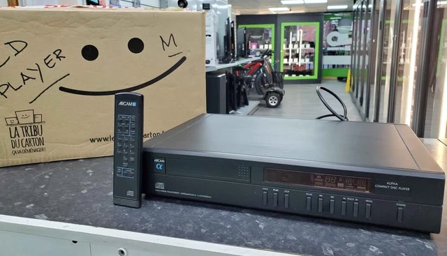 ARCAM ALPHA CD Player (Twin Power Transformer) | Inc Remote & Box £130. ...