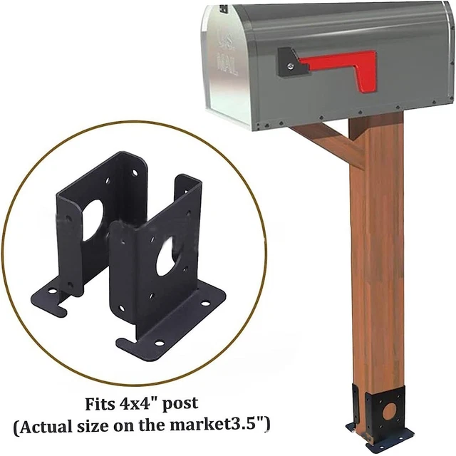 4 PI CES SUPPORTS de base de poteau de cl?ture en bois r glables solides et a EUR 42,60 ...
