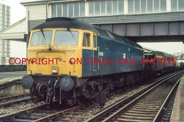 UK RAILWAY PHOTOGRAPH Of Class 47 47342. Rm47-912 £1.70 - PicClick UK