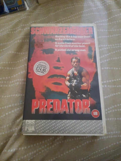 PREDATOR | VHS | PAL | Rental | CBS FOX £50.00 - PicClick UK