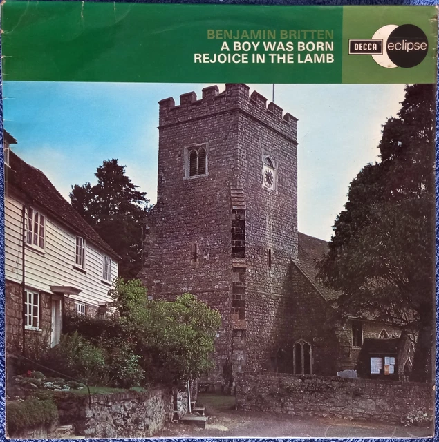 BENJAMIN BRITTEN: A Boy Was Born/Rejoice In The Lamb 12" Vinyl LP 1971 ...