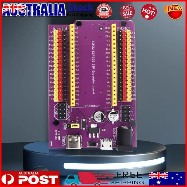 Esp32 Development Board Nodemcu 32s Lua Type Cmicro Module Gpio Expansion Board £752 Picclick Uk