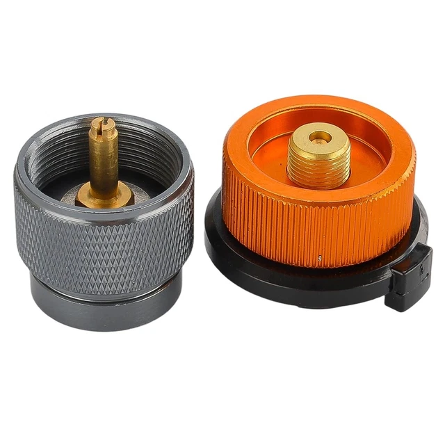 PICNIC CAMPING STOVE Butane Propane EN417 Valve Gas Canister Adapter ...