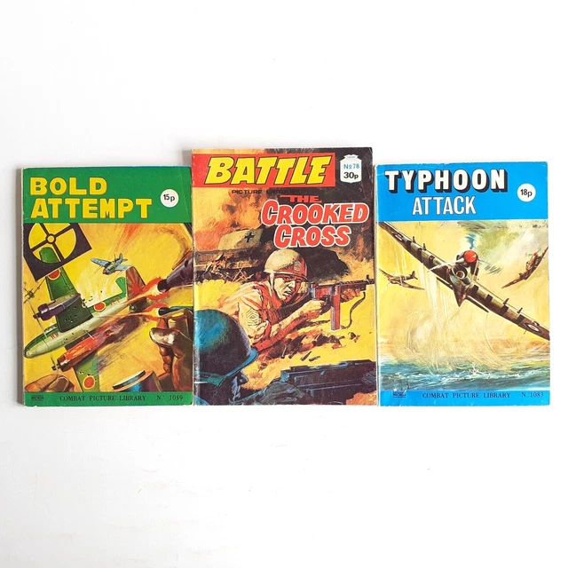 COMBAT PICTURE LIBRARY, Typhoon Attack, Bold Attempt,Crooked Cross ...