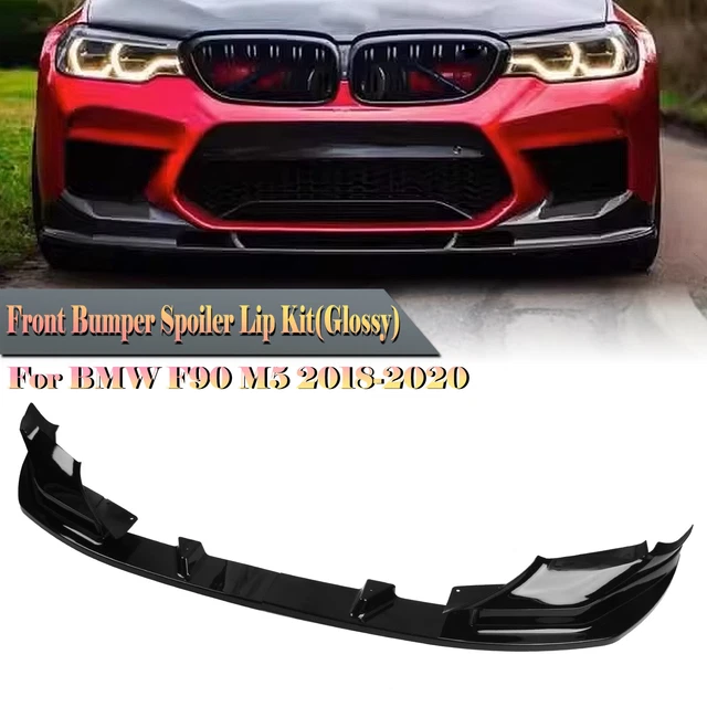 1 SET FRONT Bumper Spoiler Lip Kit Splitter For BMW F90 M5 2018 2019 ...