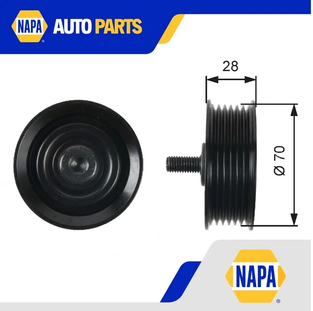 AUX BELT IDLER Pulley T36410 Gates Guide Deflection 2528727060 ...