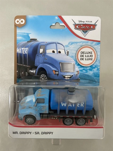 DISNEY PIXAR CARS Deluxe Mr. Drippy Diecast Water Truck Thunder Hollow ...