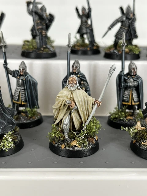 WARHAMMER LOTR MESBG Pro Painted Minas Tirith Army £250.00 - PicClick UK