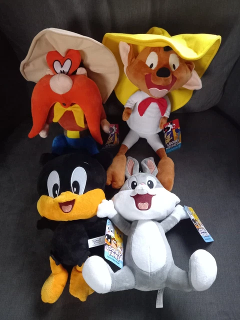 LOONEY TUNES SPEEDY Gonzales Yosemite Sam Daffy Duck Bugs Bunny Plush ...
