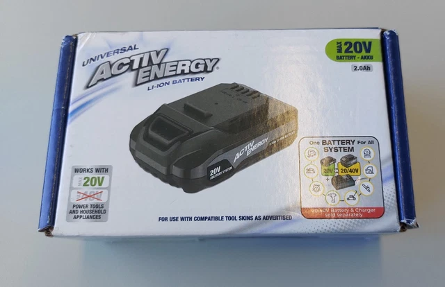 ALDI FERREX ACTIVE Energy Akku Li-ION Battery 20V Ferrex Akku Nagelneu ...
