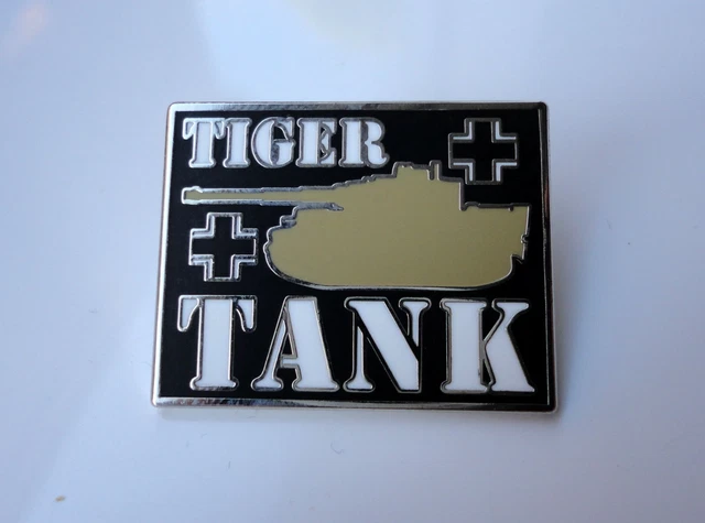 GERMAN HEAVY TANK Tiger 1 Shield pin badge Panzer Division Wehrmacht ...