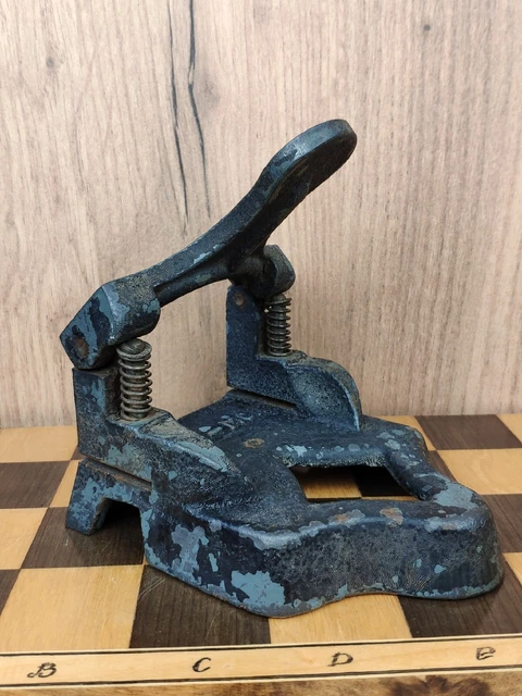 VINTAGE SHARP CAST iron hole punch USSR 1930s. Tool £94.40 - PicClick UK
