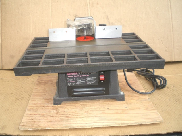 VINTAGE CRAFTSMAN BENCH top shaper router Model 149.23910 $150.00 ...