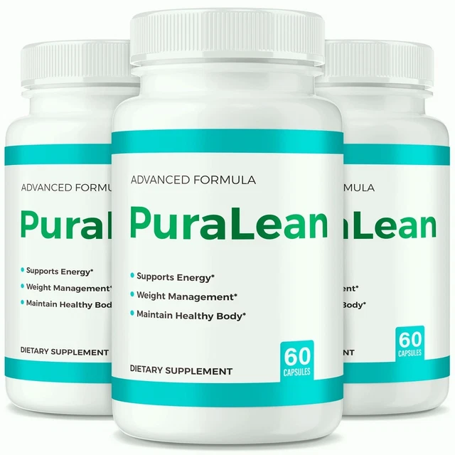 (3 PACK) PURALEAN Capsules for Weight loss, Pura Lean Fat-Burning ...
