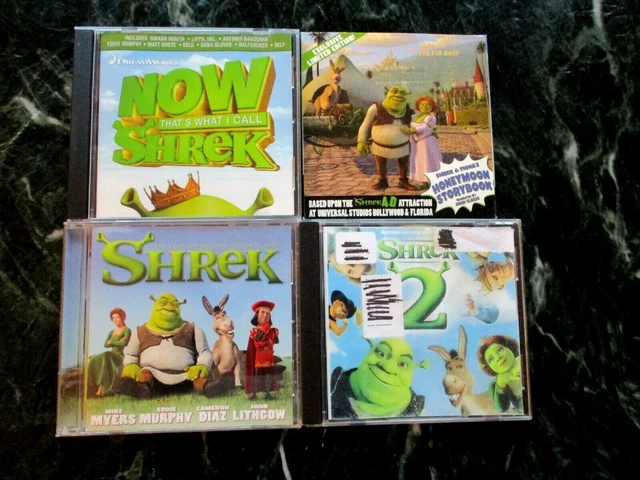LOT 3 SHREK music CDs Original / Shrek2 / Now That's What I Call Shrek ...