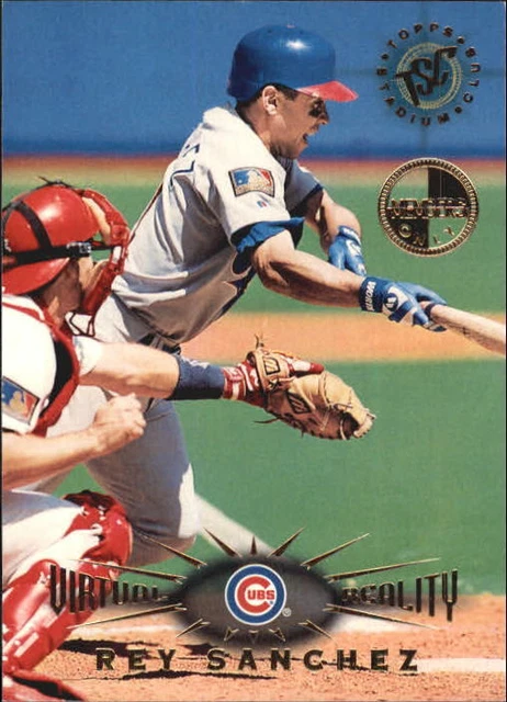 1995 STADIUM CLUB Réalité Virtuelle Carte Baseball Uniquement #15 Rey Sanchez EUR 1,90 - PicClick FR