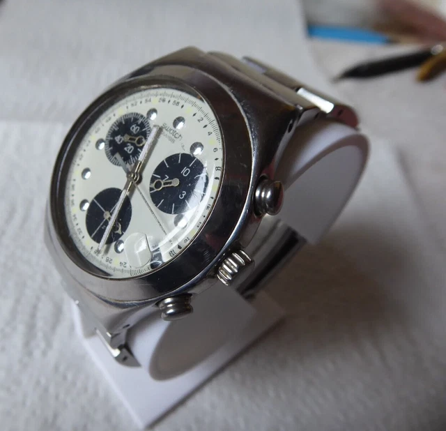 SWATCH IRONY V8 - Chronograph / Watch - Ag2001 - Quartz Wristwatch - 4 ...