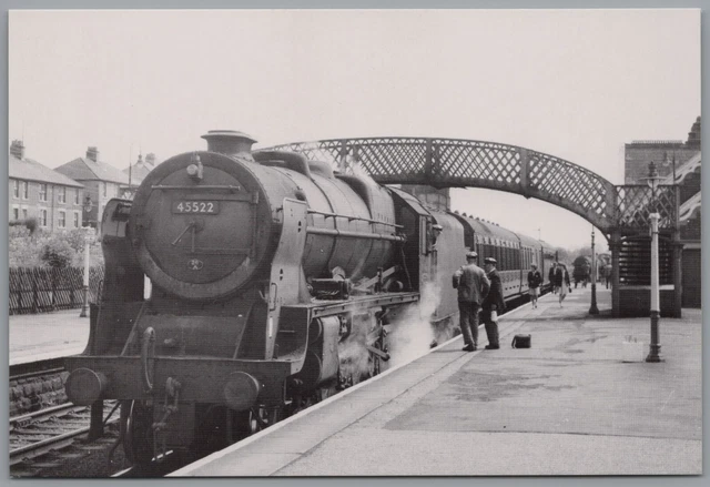 PATRIOT CLASS STEAM Locomotive 45522 at Appleby West July 1962 Railway ...