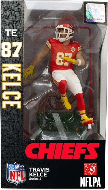 TRAVIS KELCE KANSAS City Chiefs 7" Action Figure NFL W2 Imports Dragon ...