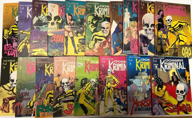 DOSSIER KRIMINAL DA n. 1 a 18 COMPLETA CORNO MAGNUS MAX BUNKER EUR 78 ...
