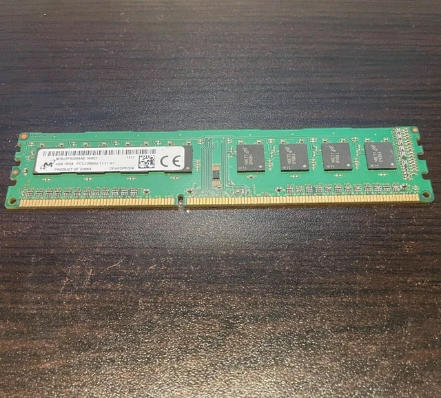 MICRON DESKTOP RAM/MEMORY 4GB 1Rx8 PC3-12800U 1600MHz DDR3 $11.00 - PicClick AU