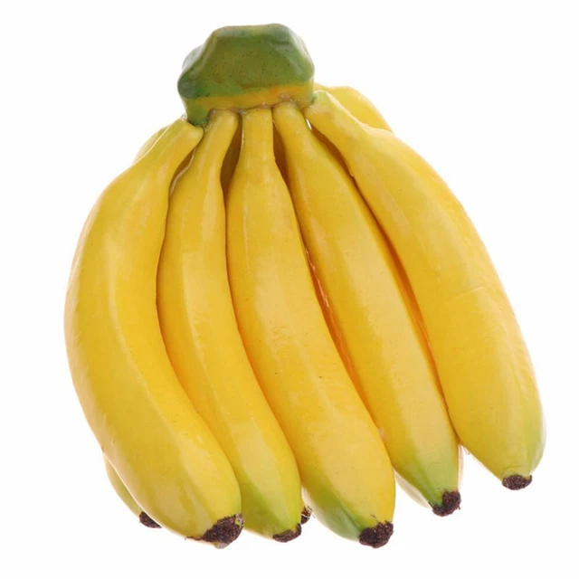 BOUQUET DE BANANES r aliste plastique artificiel faux fruits d coration ...