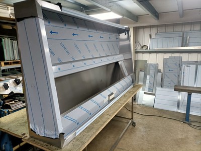COMMERCIAL KITCHEN EXTRACTION canopy (hood) £1,250.00 - PicClick UK