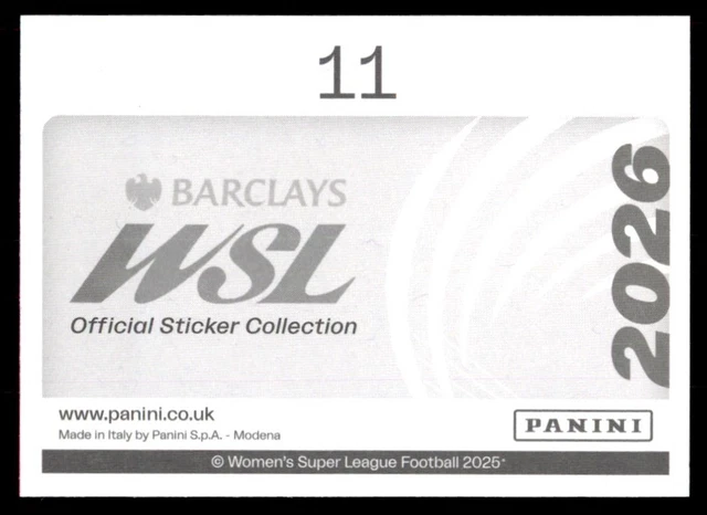 PANINI WSL 2026 Sticker Sonia Bompastor (Chelsea) - Head Coach No. 11 £ ...