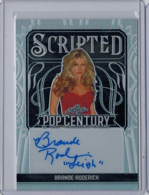 2024 LEAF POP Century Brande Roderick Auto 6/25 Silver Autograph ...