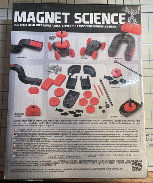 MAGNET SCIENCE KIT for Kids Educational Stem Experiment Project Girls ...