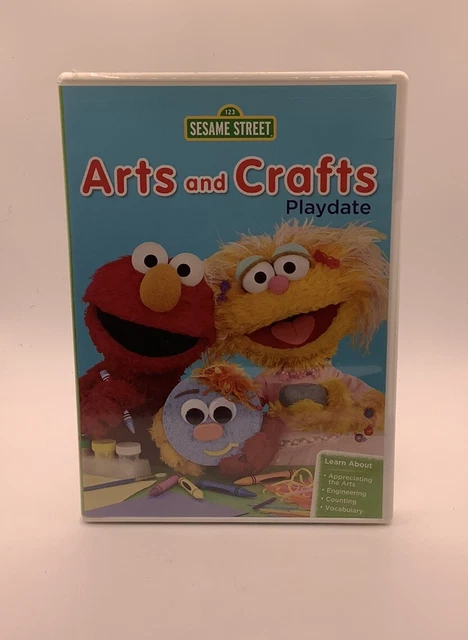 SESAME STREET ELMO Arts and Crafts Playdate DVD 2013 Educational ...