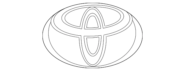 GENUINE TOYOTA EMBLEM 75431-02080 $39.14 - PicClick CA