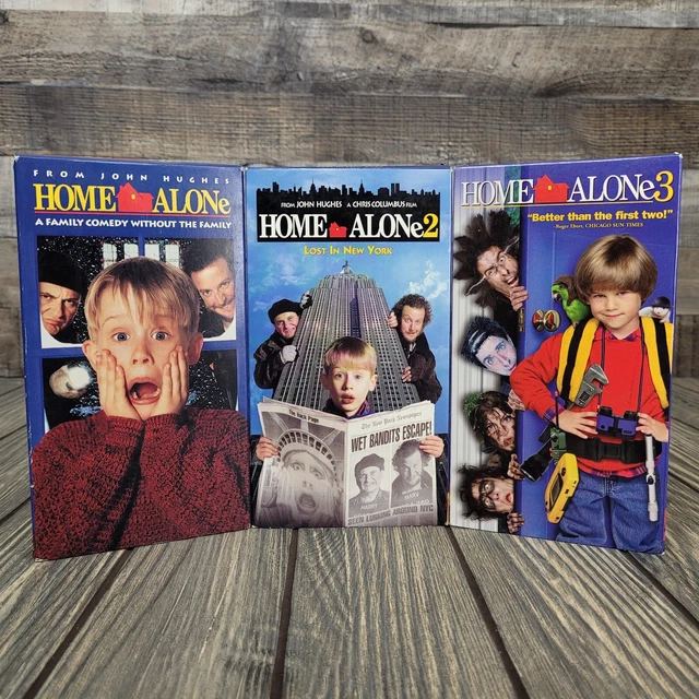 HOME ALONE COLLECTION 1, 2 & 3 VHS Trilogy, Macaulay Culkin Family ...