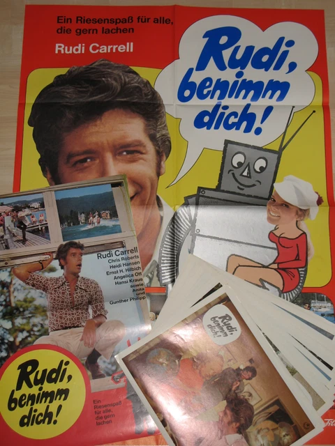 RUDI BENIMM DICH 24 FOTOS 2 Plakate Rudi Carrell Chris Roberts Angelica ...