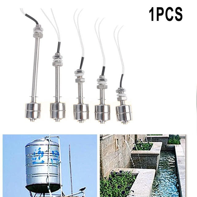 FLOAT SWITCH SWITCH Water Level Sensor Water Tower 10W/50W Silver ...