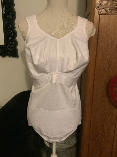 MISS MARY OF Sweden Lovely Lace White Shaping Body Corselette Style3417 ...