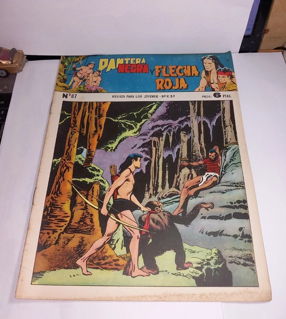 PANTERA NEGRA Y FLECHA ROJA N° 87 de 1958 complet TRES BON ETAT en ...