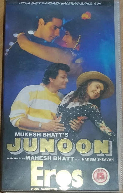 JUNOON - VHS Video Tape Cassette Bollywood Hindi Horror, Rahul Roy, Pooja Bhatt £49.99 - PicClick UK