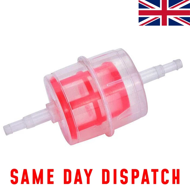 INLINE DIESEL FUEL Filter Universal Diesel Car Fuel Filter 6mm 8mm Pipe ...