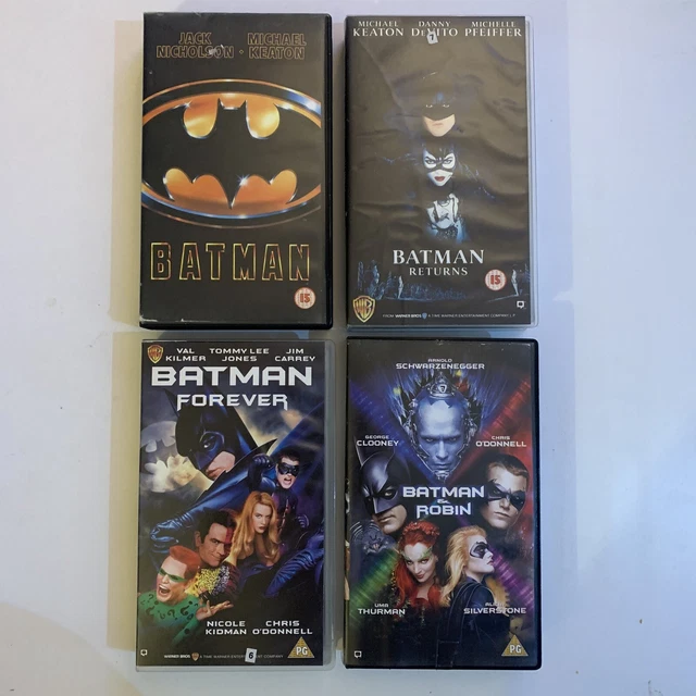 BATMAN BUNDLE - vhs video tapes - Cult Classics- Batman, Returns ...