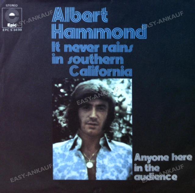 ALBERT HAMMOND - It Never Rains In Southern California 7in (VG/VG ...