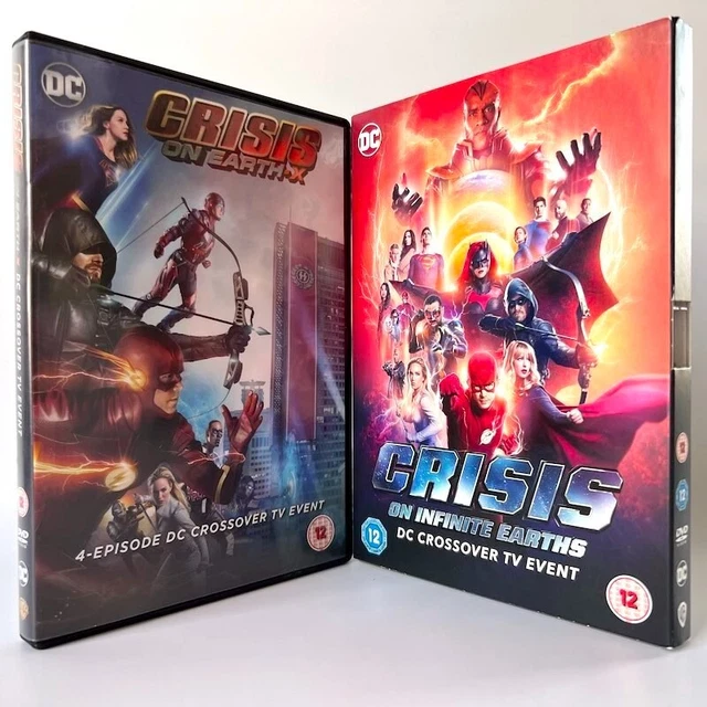 CRISIS ON EARTH-X + Crisis On Infinite Earths 2 X Region 2 DVDs 3 Discs ...